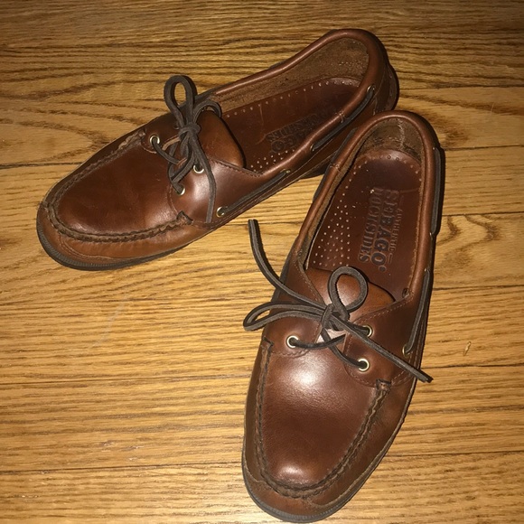 Sebago | Shoes | Vintage Leather Sebago Docksiders Size 75 | Poshmark